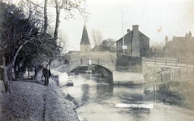 Fordwich Bridge Nr Canterbury unused sepia RP old postcard | eBay UK