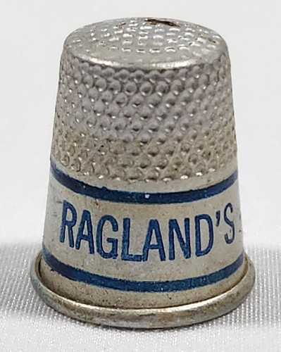 Vintage Advertisement Ragland's Pulaski Tennessee Metal Thimble RARE ...