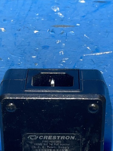 Crestron PWE-4803RU Power over ethernet 100Mb 802.3af POE injector 48V ...