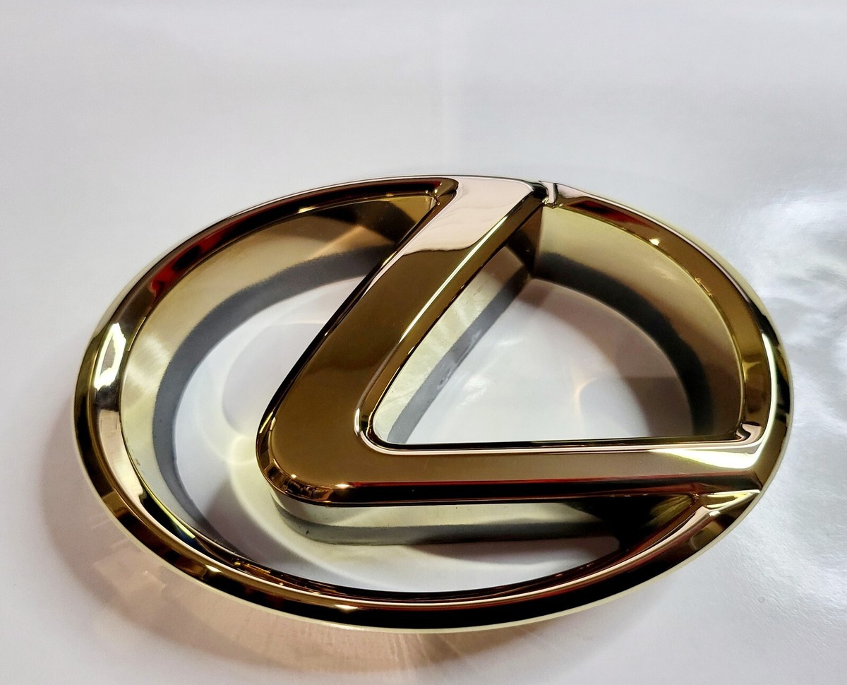 Lexus Logo On Gold Lexus Emblems : R/LS430