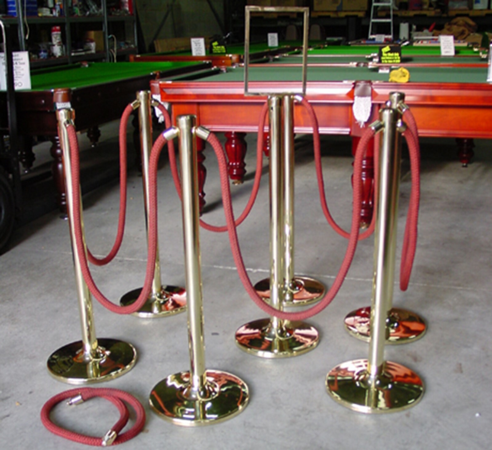 Post & Ropes Crowd Control Bollards Stands Classic Gold | eBay Australia