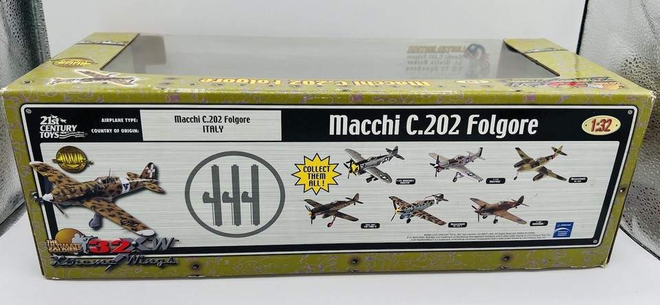 21st Century Toys, Limited Edition Macchi C.202 Folgore, Mimetico Camo, 1:32 | eBay