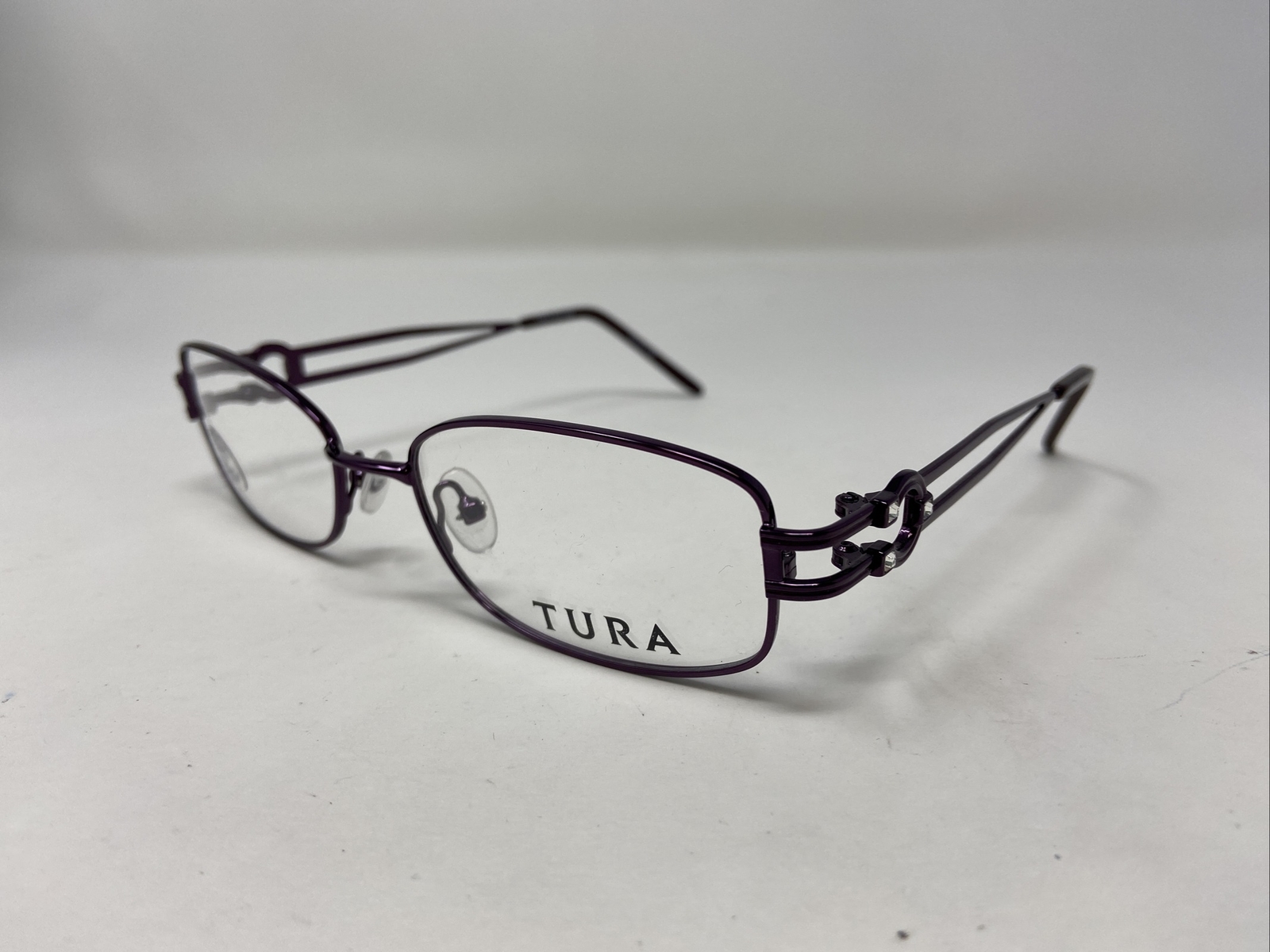 TURA Eyeglasses Frames R315 53-18-135 Purple Full Rim JA05 | eBay