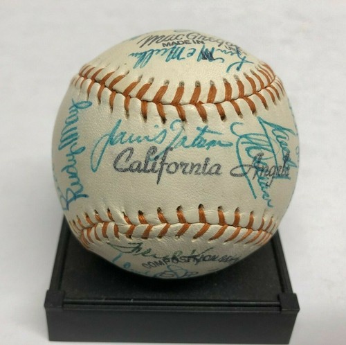1970 California Angels Autographed Signed Baseball with Jim Fergosi ...