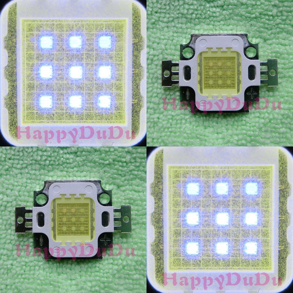 10W 20W 30W 50W 100W Cold White 20000K Power LED Lamp Spot Light Bulb ...