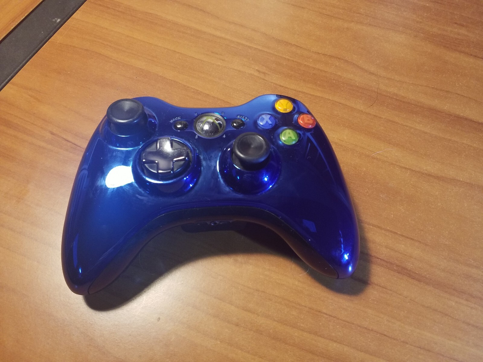 Xbox 360 Controller Wireless Blue Chrome