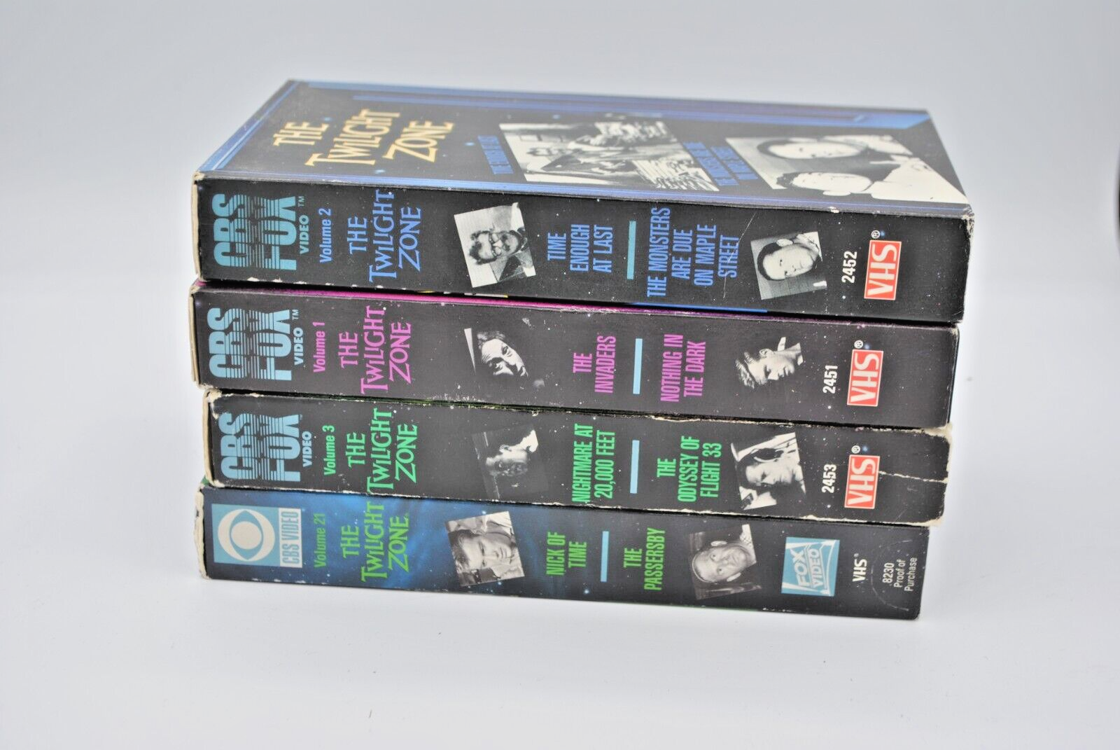 LOT OF 4 THE TWILIGHT ZONE VHS TAPES CBS FOX | eBay