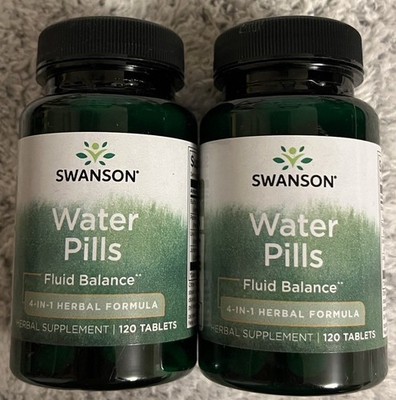 240 Tabs Swanson Water Pills Best Weight-Control 4-IN-1 Herbal Formula ...