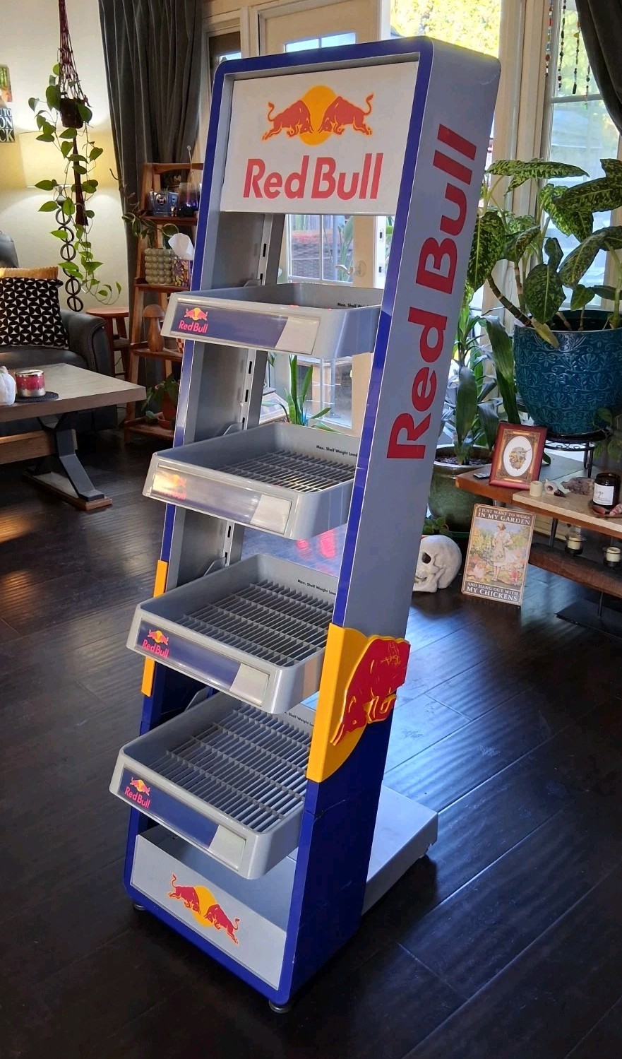 Купить Red Bull Energy Drink Metal Display 4 adjustable shelves with ...