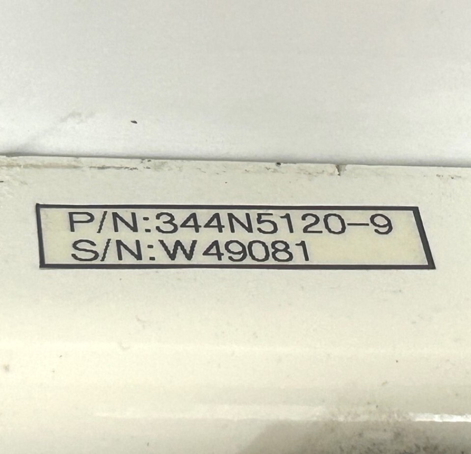 Boeing Aircraft Fuel Control Panel 344N5120-9 | eBay