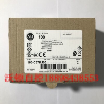 1pcs New AB contactor 100-C37KJ00 24VAC in box | eBay