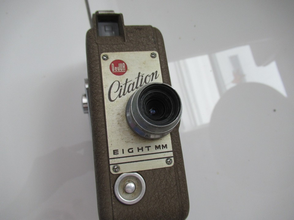 Vintage DeJUR 1950s Citation 8MM film camera - Working Condition! GREAT ...
