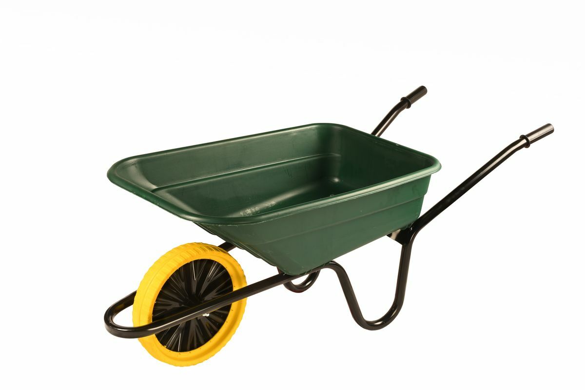Walsall Wheelbarrows 90 Litres Shire Poly Puncture Proof Wheelbarrow ...