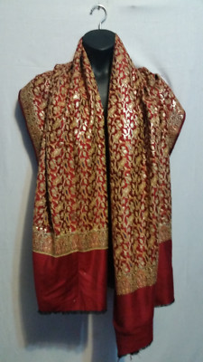 Women Long Shawl Chadar Scarf Wrap Wedding Bridal Party Scarves Size 39 ...