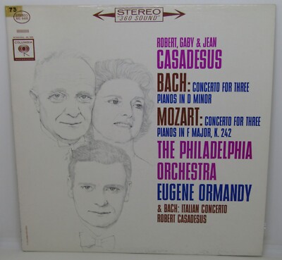 Bach & Mozart Concertos - Robert Casadesus, Eugene Ormandy LP Vinyl Record | eBay