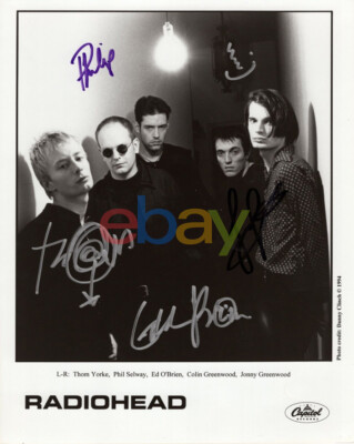 RADIOHEAD BAND signed 8x10 Autographed Photo reprint | eBay