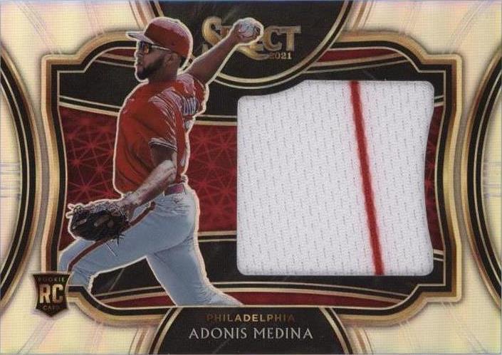 2021 Panini Select - Horizontal Rookie Jumbo Swatches Adonis Medina # ...