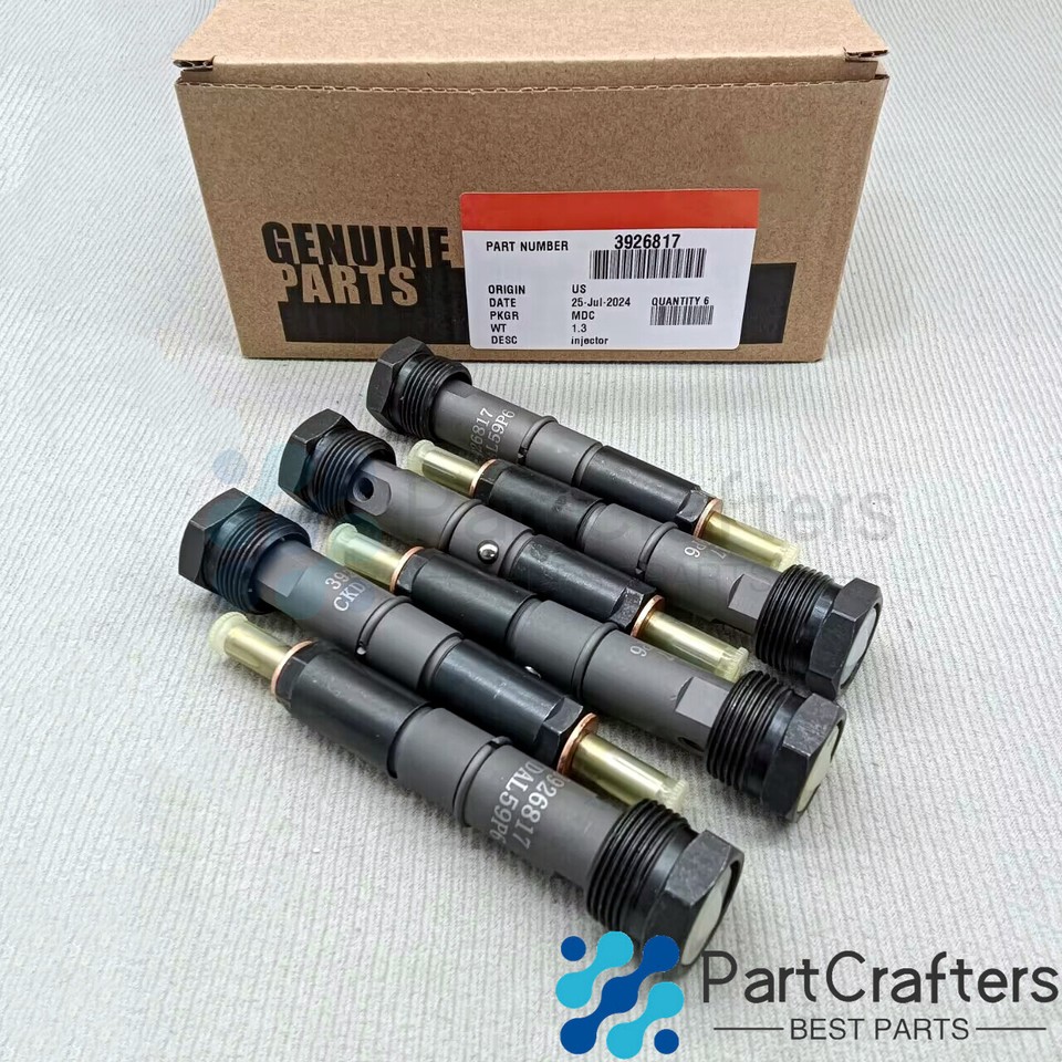 1994-1998 Dodge RAM Cummins 12V 6X Fuel Injectors 3926817 | 370HP ...
