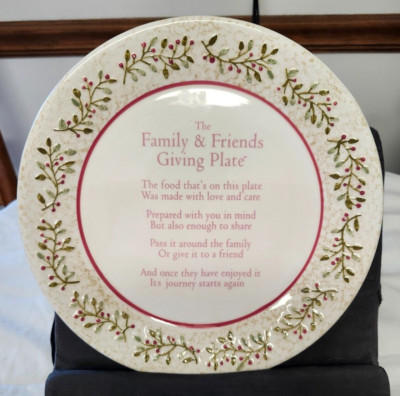 Vintage Andover Decorative Family & Friends Plate 11 3/4" | eBay