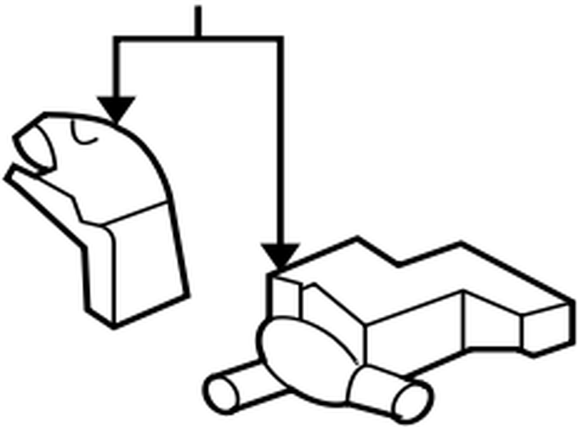 25860-50100 Toyota Valve assy, vacuum switching 2586050100, New Genuine ...