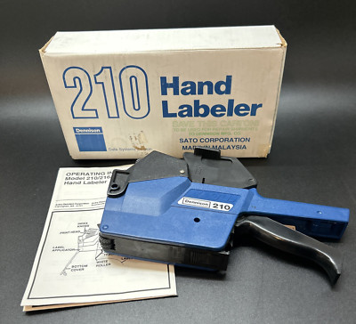 Avery Dennison Model 210 Hand Labeler Price Label Gun DOUBLE LINE W ...