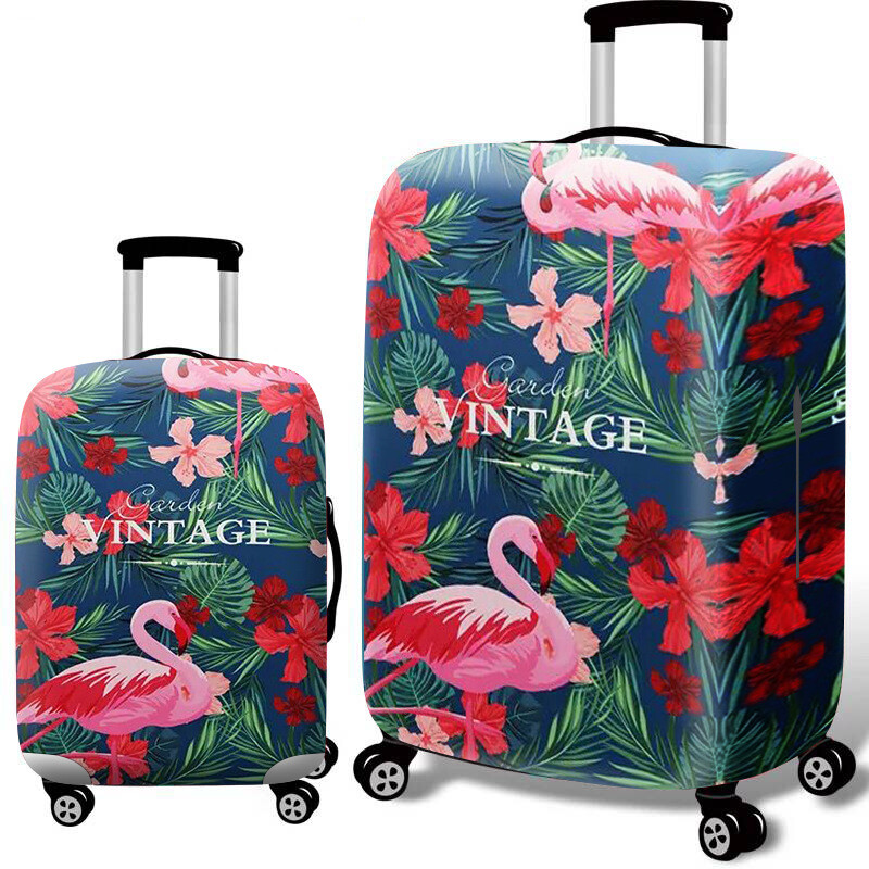 Printed Travel Luggage Cover Protector Elastic Suitcase Bag Dust-proof ...