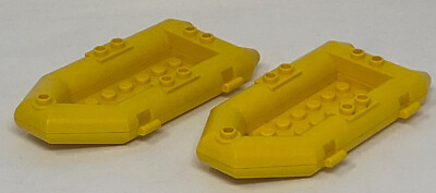 Lego Yellow boat Parts Pontoon Raft X2 | eBay