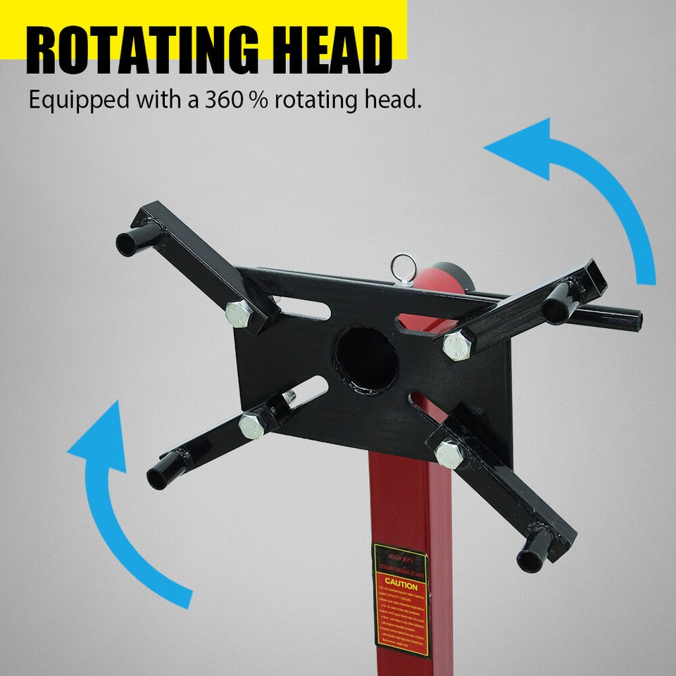 Engine Gearbox Support Stand 1250 lbs 560kg 0.56T Heavy Duty Swivel ...