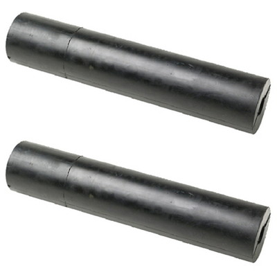2 Pack 12" Mounting Width Boat Trailer Black Molded Rubber Side Guide ...