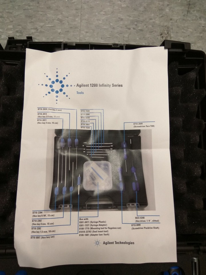 Agilent HPLC system tool kit G4203-68708 | eBay