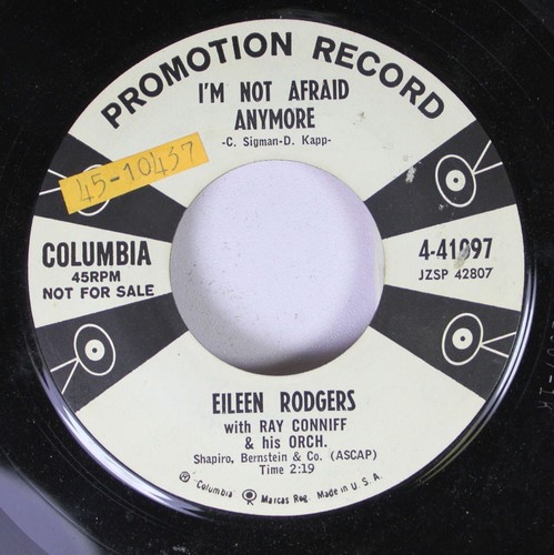 Pop Promo 45 Eileen Rodgers - I'M Not Afraid Anymore / Just In Case You ...