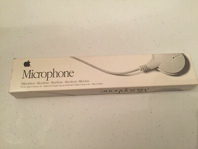 VINTAGE Apple Computer Microphone 699-5103-A Electret Condenser 1991 | eBay