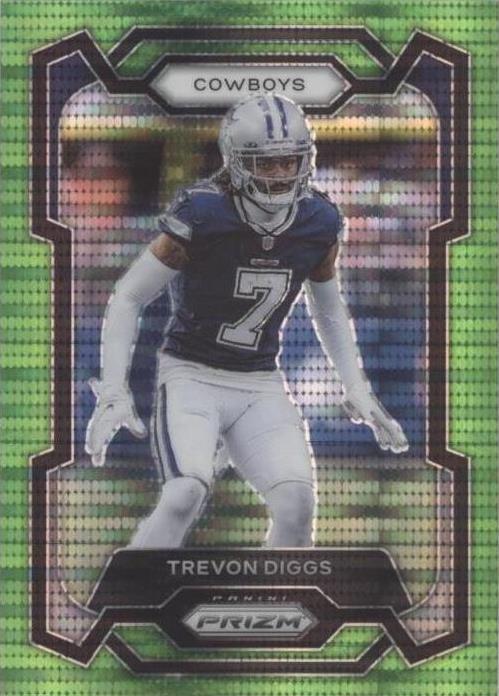2023 Panini Prizm - Trevon Diggs #82 Neon Green Pulsar Prizm for sale ...