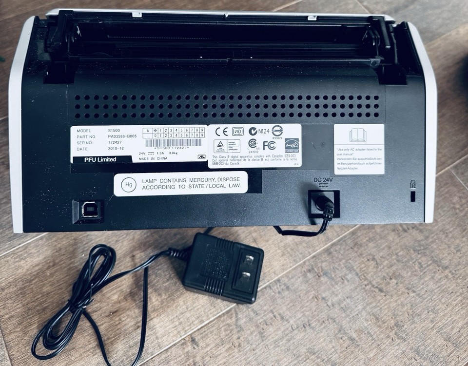 A Fujitsu Scansnap S 1500 - Receipts / Papers Scanner | eBay