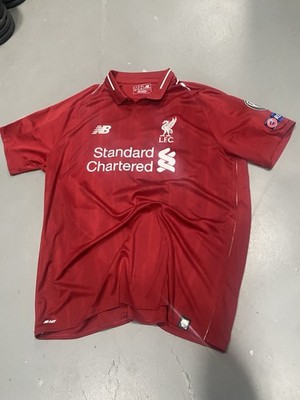 Liverpool 2018-2019 Home Soccer Jersey Football Kit Shirt Size L | eBay