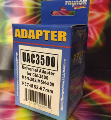 Raynox Universal Adapter UAC3500 F37-M 52 55 58 62 67 (UAC-3500 MSN-202 ...