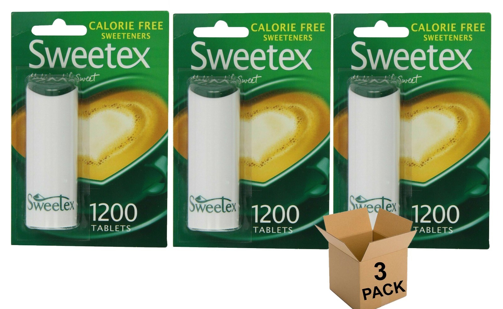 Sweetex Tablets Dispenser 1200 Tablets Pack of 3 | eBay UK