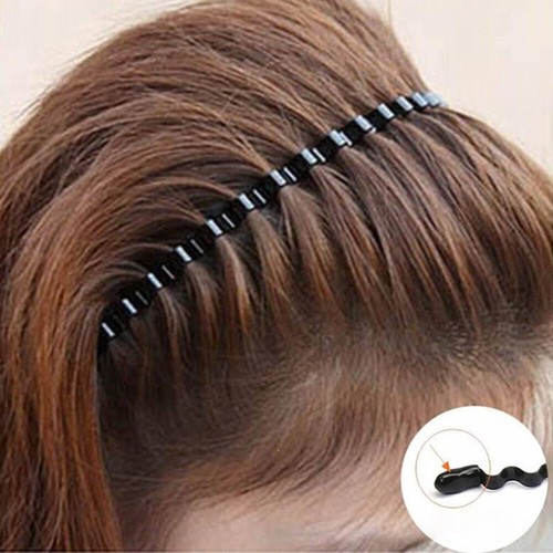 5x METAL wire HEADBAND football sports gym toothed alice hair head band ...