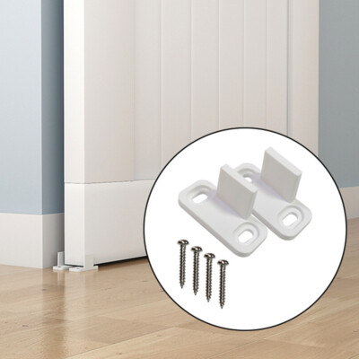 2Pcs Sliding Barn Door Floor Closet Door Guides Wall Mounted with ...