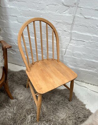 Ercol Blonde Dining Chair, kitchen chair, Vintage & Natural Finish ...