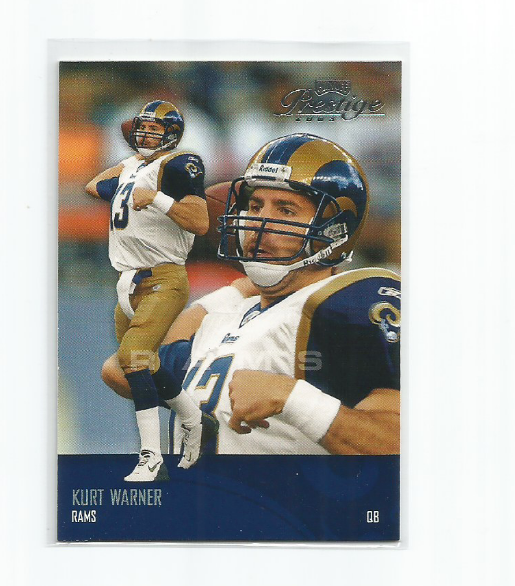 KURT WARNER (St. Louis Rams) 2003 PLAYOFF PRESTIGE CARD #135 | eBay