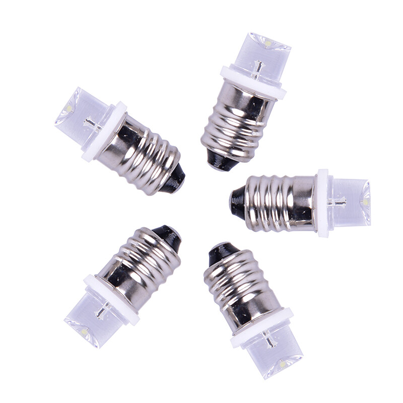 5pcs/set E10 Led Bulb DC 3V 4.5V Instrument Bulb Indicator Bulb ...