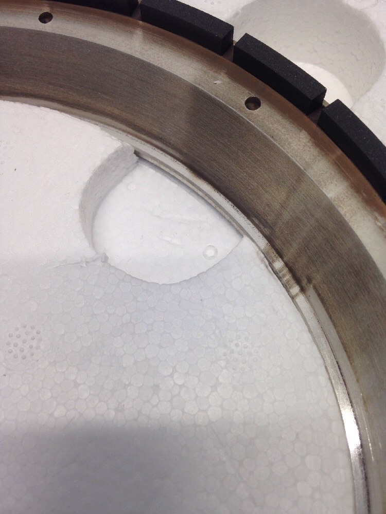 DISCO GRINDING WHEEL 320 VS INFEED CREEP DIAMOND BACKGRIND IF-01-1-320 ...