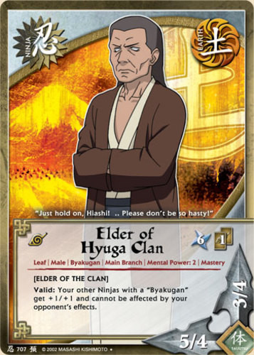 Elder of Hyuga Clan - N-707 - Uncommon - 1st Edition - Foil Foretold ...
