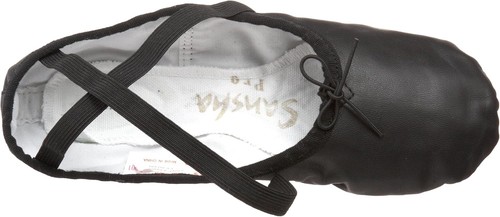 Sansha Pro 1 Leather Ballet Slipper 12 XW US Women's/8 Men's, Black | eBay
