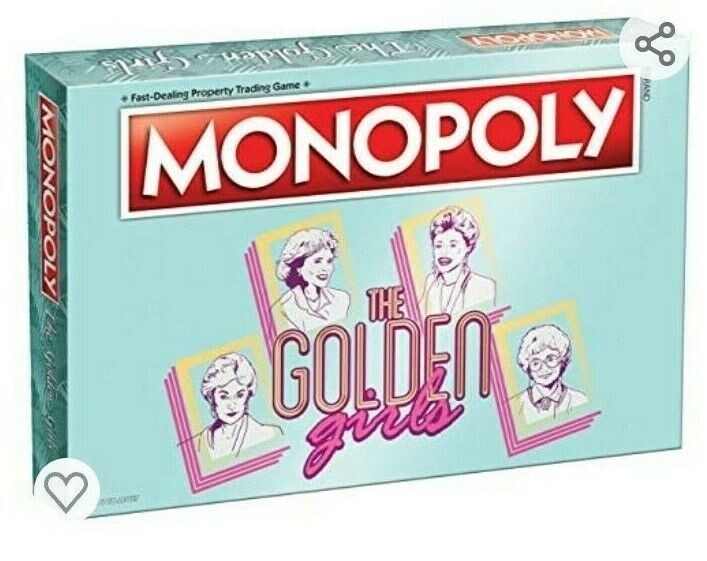 Monopoly The Golden Girls Board Game Property Betty White Rose TV Show ...
