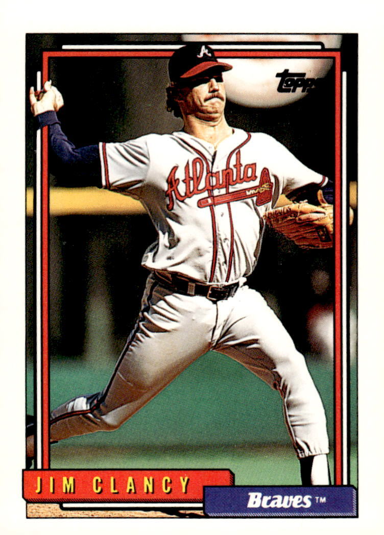 1992 Topps #279 Jim Clancy - Atlanta Braves | eBay