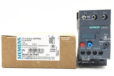 SIEMENS Thermal Overload Relay 3RU6126-4FB1 34-40A | eBay