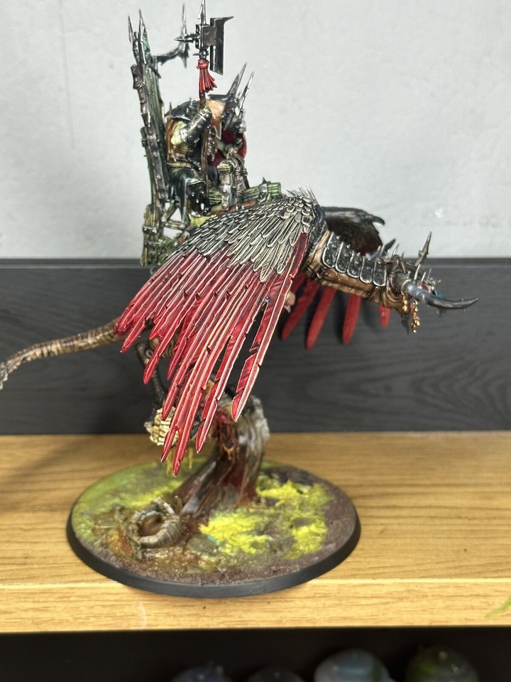 Games Workshop Orruk Warclans Killaboss on Corpse-rippa Vulcha Painted ...