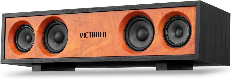 Victrola VS-130-WHT Bluetooth Hi-Fi 30-Watt Speaker with Glossy Piano ...